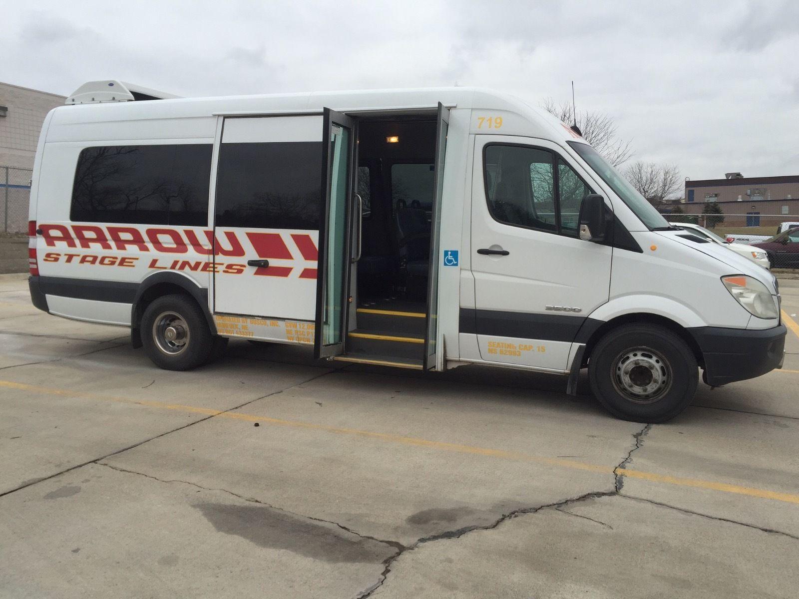 2008 Dodge Sprinter Dual Rear Wheel Shuttle Bus 14 Pass for sale