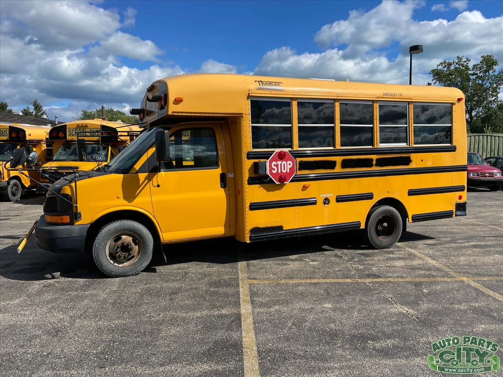 2009 Chevy Express 3500 Wheelchair Handicap LIFT Short School BUS 6.0L ...