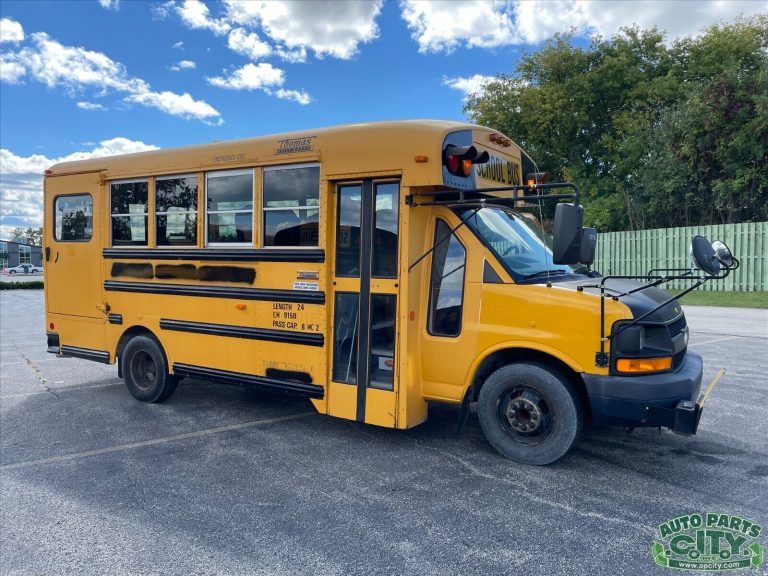 2009 Chevy Express 3500 Wheelchair Handicap LIFT Short School BUS 6.0L ...