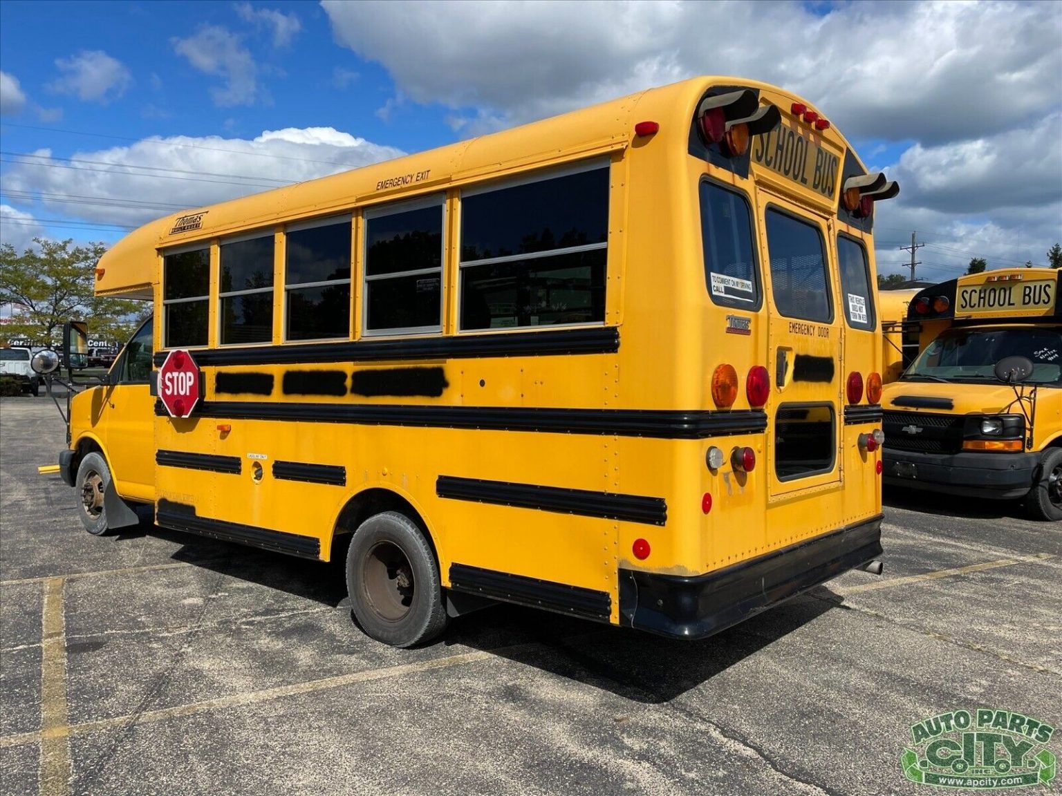 2009 Chevy Express 3500 Wheelchair Handicap LIFT Short School BUS 6.0L ...
