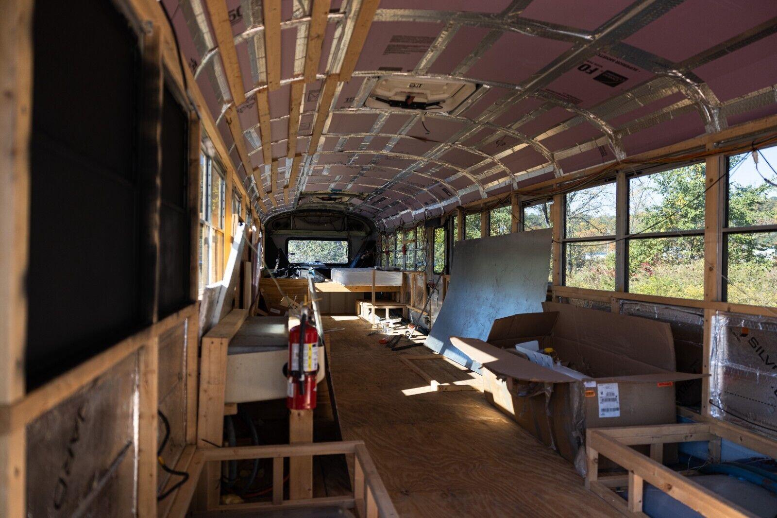 2007 International Skoolie Bus Tiny Home Blank Canvas Motorhome School ...