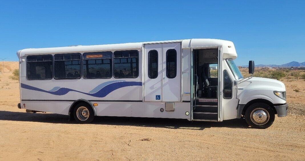 2014 International AC Paratransit Shuttle Church Bus Skoolie for sale