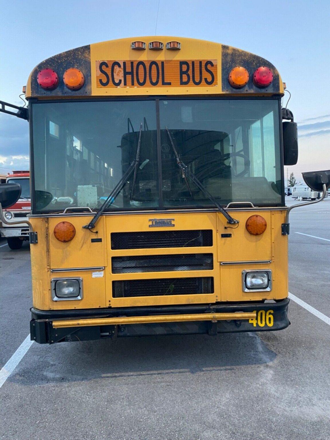 School BUS Skoolie TINY HOME RV Thomas not Bluebird Amtran Crown for sale