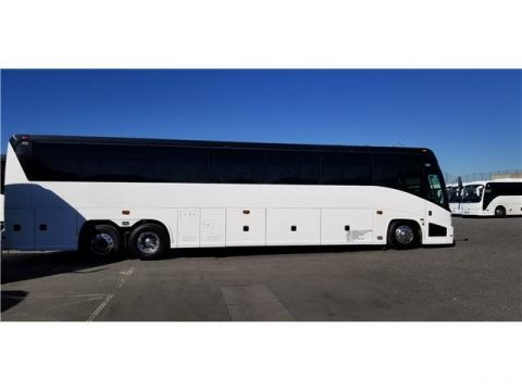 White 2017 MCI with 200,000 Miles for sale